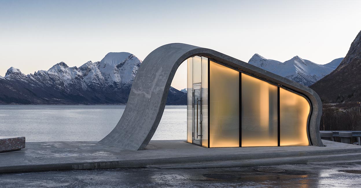 ROOM Diseño - Norwegian Scenic Routes. Área de descanso Uredd