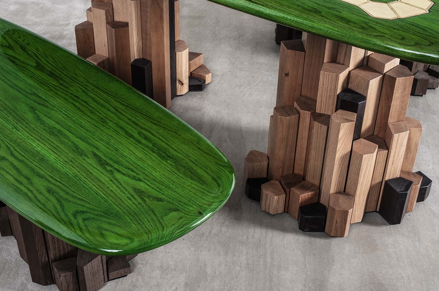 Diseño en madera Connected. 9 grandes del diseño y 9 proyectos