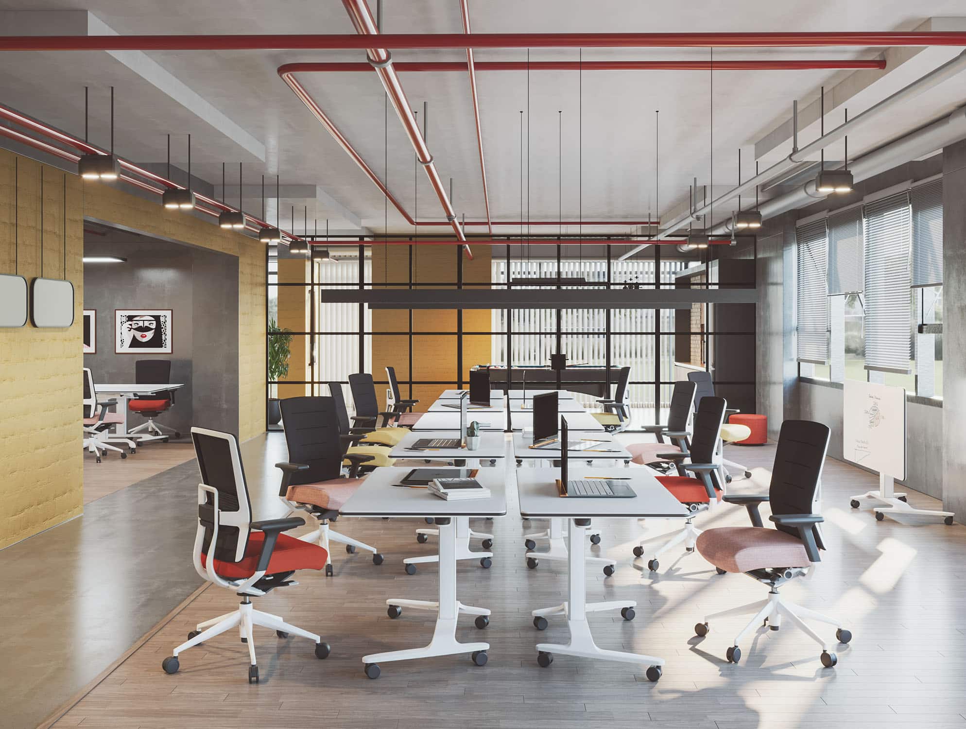 Colección Talent de Actiu. Diseño versátil en una mesa de trabajo