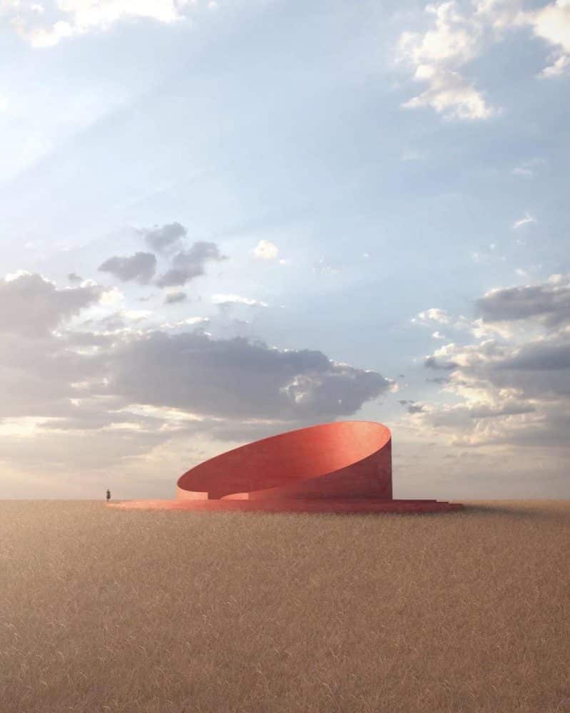 Per Carlsen retrata el fin del mundo con su arquitecturas surrealistas