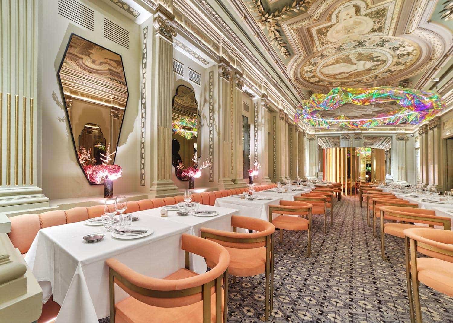 Interiorismo de Pepe Leal en un restaurante de ABC Serrano