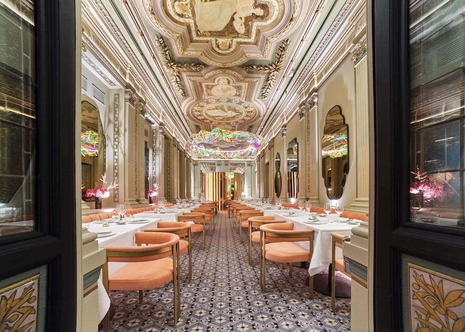 Interiorismo de Pepe Leal en un restaurante de ABC Serrano