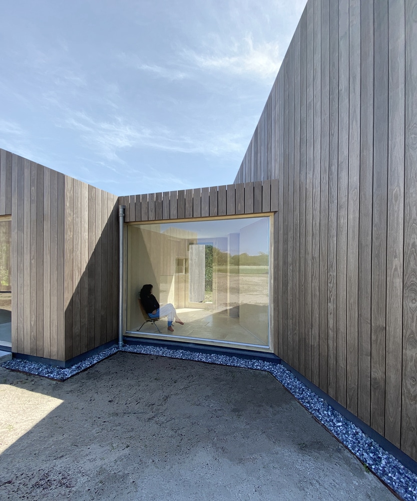 Tidal House. Una casa de madera que se fragmenta en el paisaje