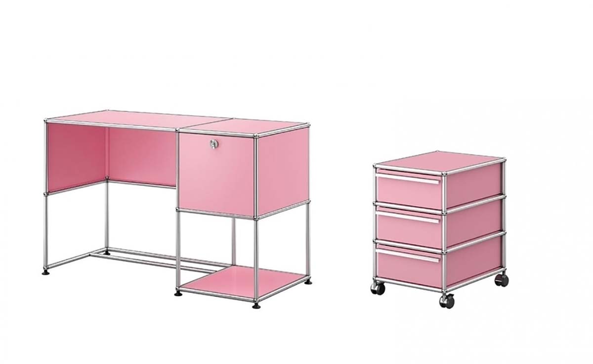 USM True Pink. USM se tiñen de rosa en Milan Design Week 2022